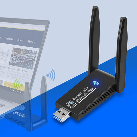 1300Mbps Wireless Network Card 5G Gigabit Dual-band – asileap