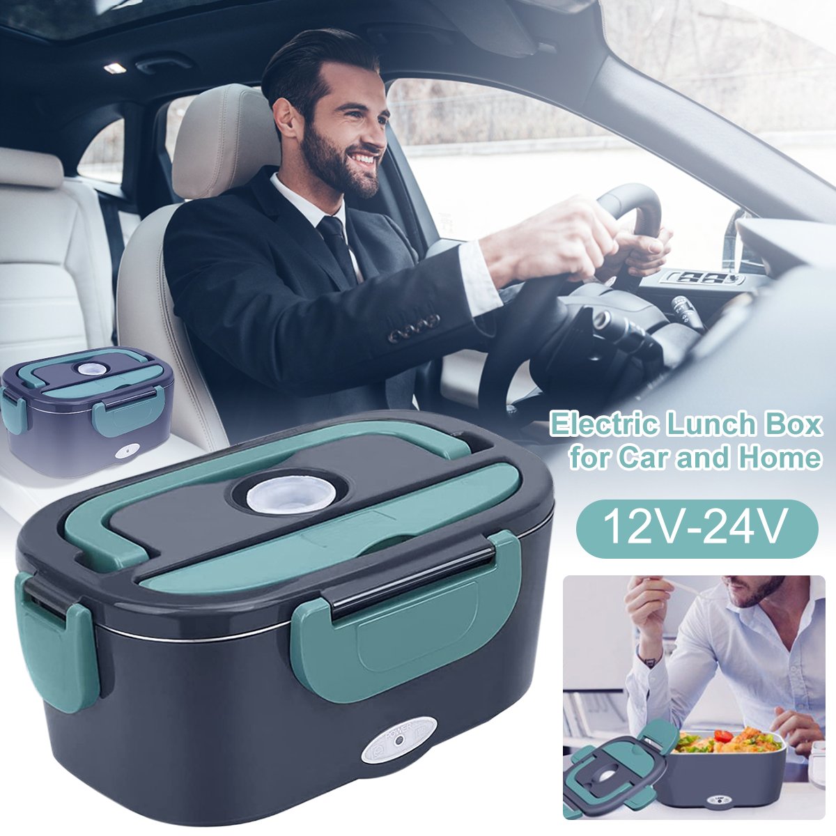 🔥🔥🔥2-in-1 Portable Dual Voltage Electric Lunch Box – asileap